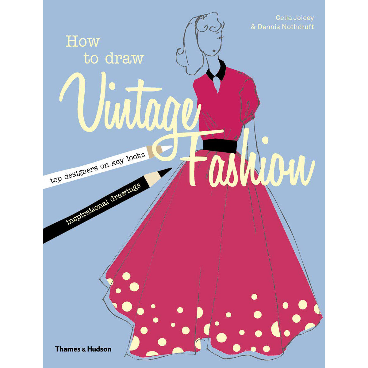 how to draw a vintage dress