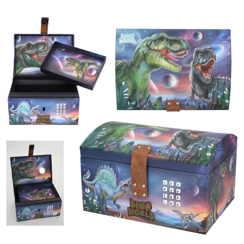 Depesche Dino World Treasure Chest With Code, Sound And Light – Petit ...