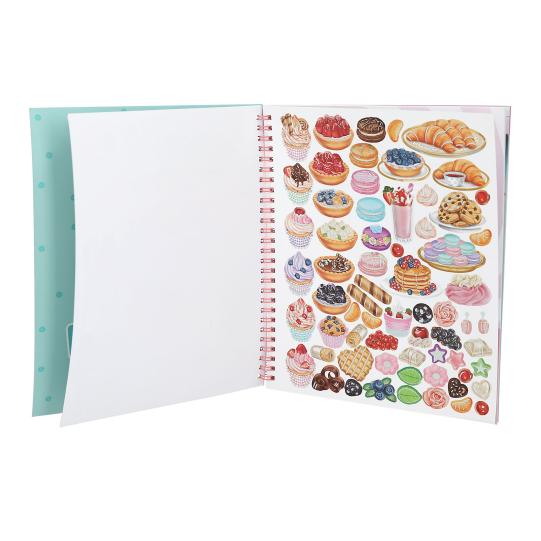 Depesche Topmodel Cake & Bake Colouring Book with Sequins – Petit Bazaar