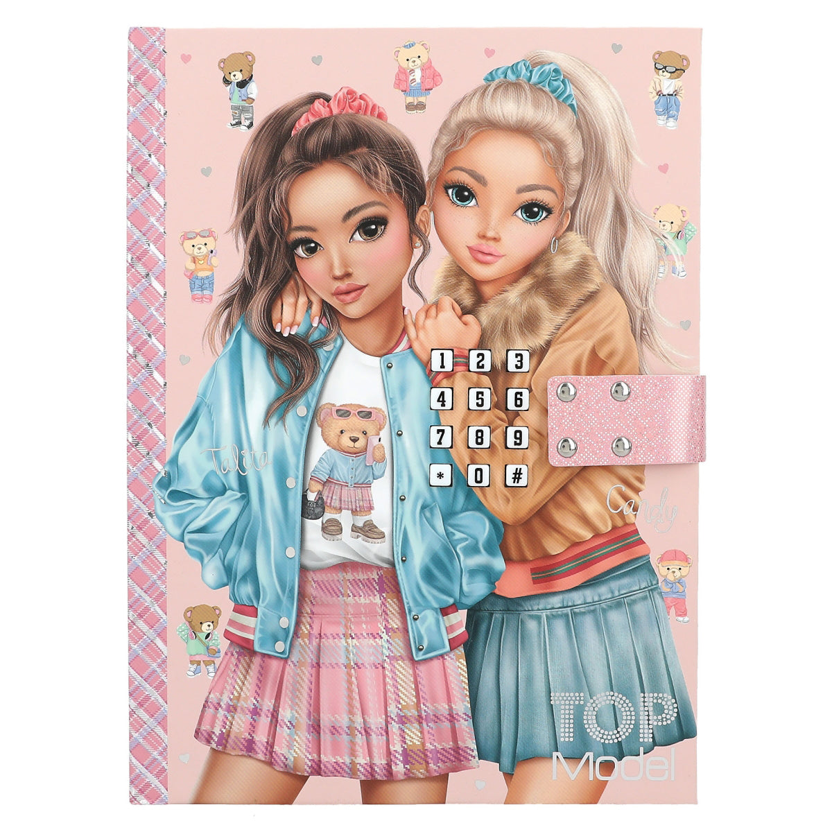 Depesche TOPModel Diary with Code and Sound Team Teddy – Petit Bazaar