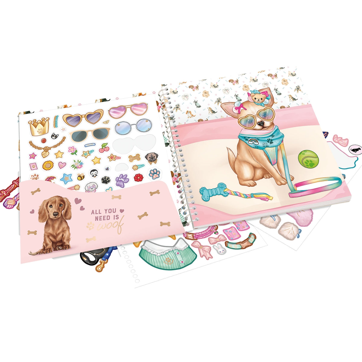 Depesche Topmodel Dress Me Up Stickerbook Doggy – Petit Bazaar