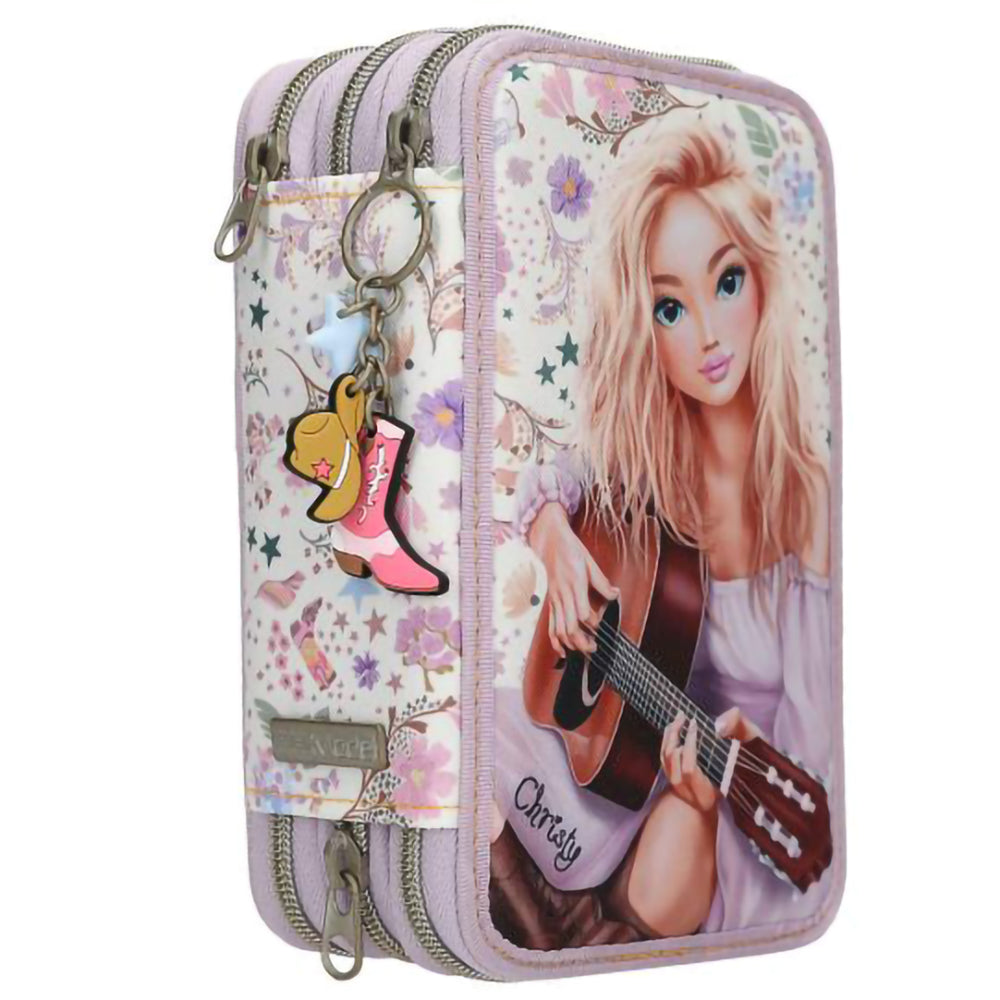 Depesche Topmodel Triple Pencil Case Cowgirl – Petit Bazaar