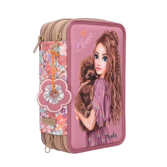 Depesche Topmodel Triple Pencil Case Floral – Petit Bazaar