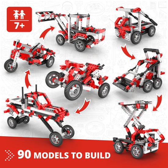Engino Creative Builder 90 Models Motorized Set - Multi Model Set ...