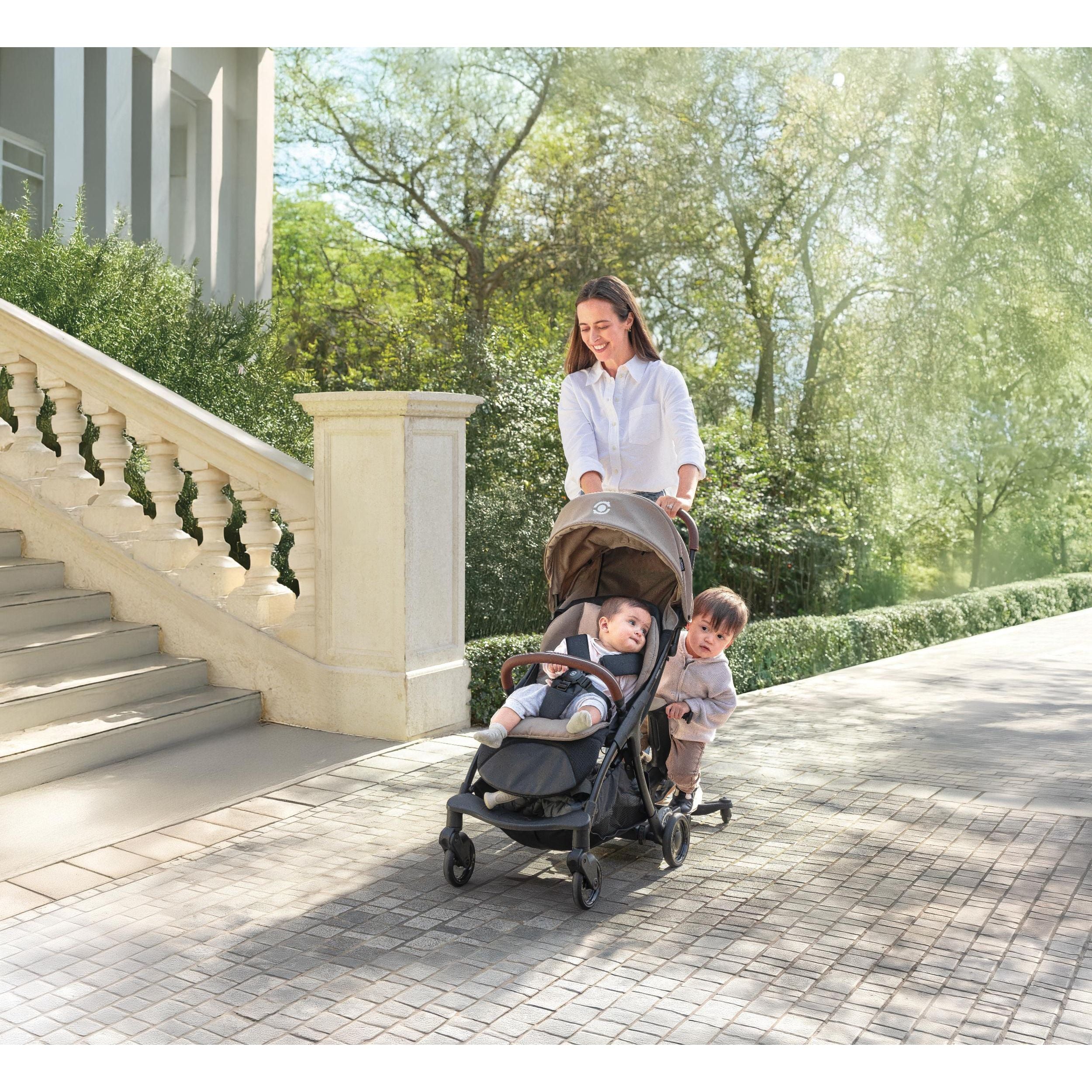 Globber Stroll Lite Baby Stroller - Olive (0 - 4Y) (V2) – Petit Bazaar