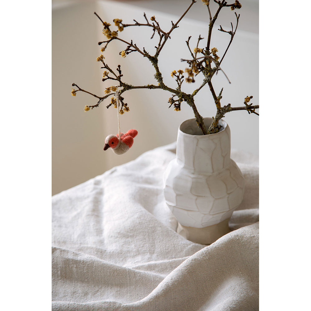 Gry & Sif Mini Sparrow - Coral/Beige - 5.5X3.5cm – Petit Bazaar