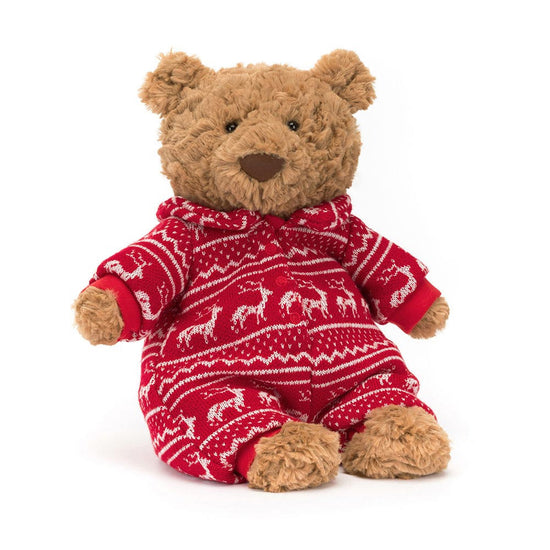 Jellycat Bartholomew Bear Winter Pyjamas – Petit Bazaar