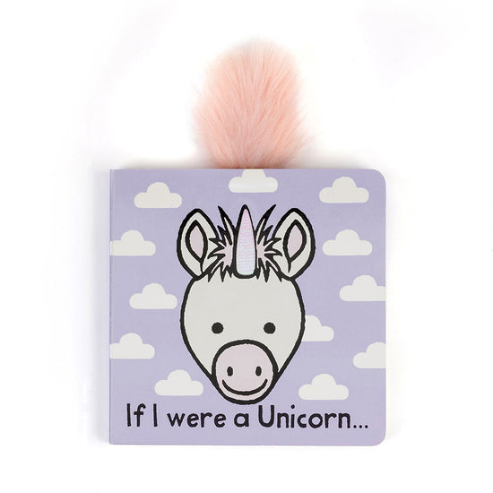 Jellycat If I Were A Unicorn Board Book and Bashful Unicorn – Petit Bazaar