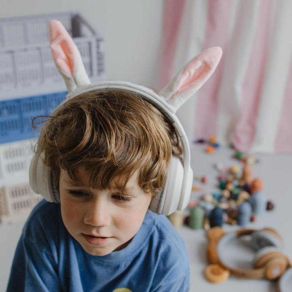 Kidywolf Kidyears Animal Bluetooth Headphones - Rabbit – Petit Bazaar