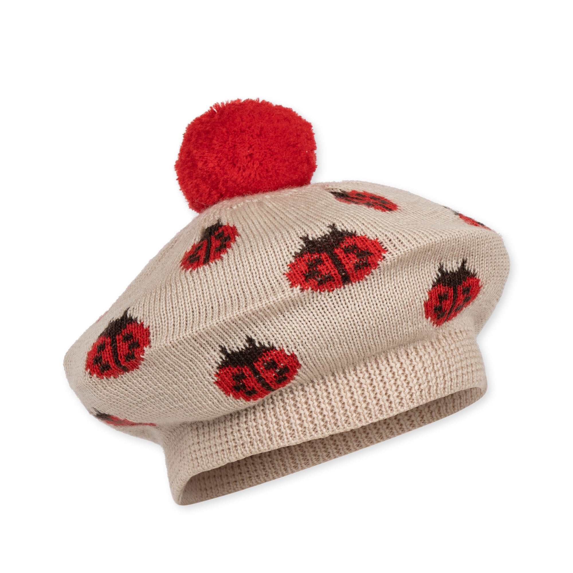Konges Sløjd Belou Knit Beret Ladybug – Petit Bazaar