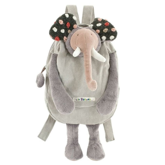Moulin Roty Les Zazous Elephant Backpack Grey Ears – Petit Bazaar