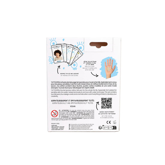 Nailmatic Kit Tattoopen Monster. 5 Cards – Petit Bazaar