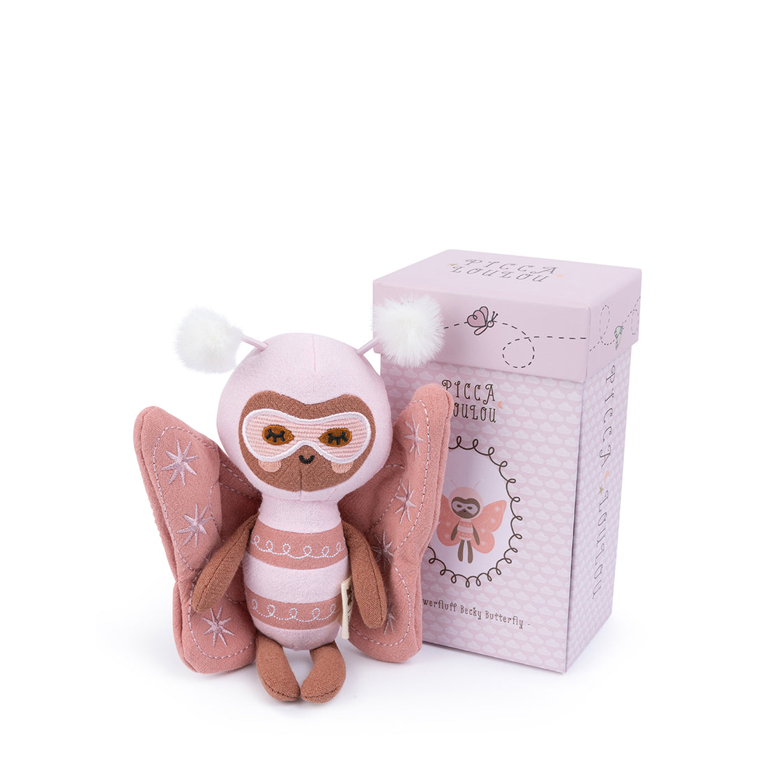 Picca Loulou Powerfluff Becky Butterfly Pink In Giftbox - 18cm – Petit ...