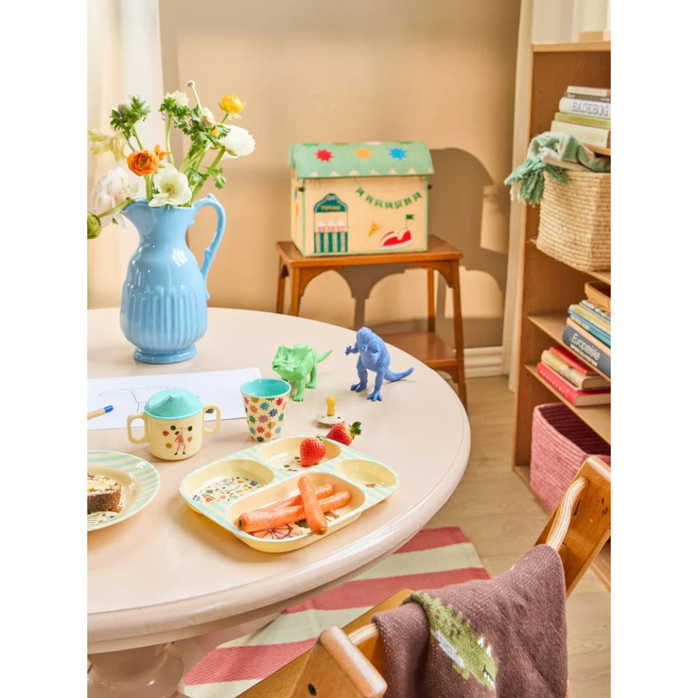 Rice DK Melamine 2 Handle Baby Cup with Mint Fun Fair Print - 250ml ...