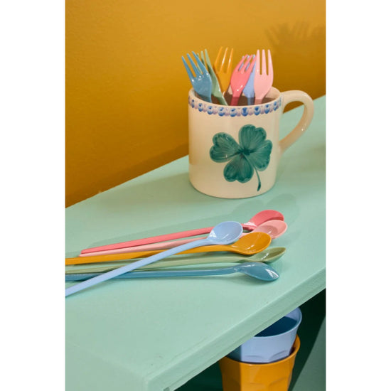 Rice DK Melamine Cake Forks in Asst. All You Need Is Love and... Color ...