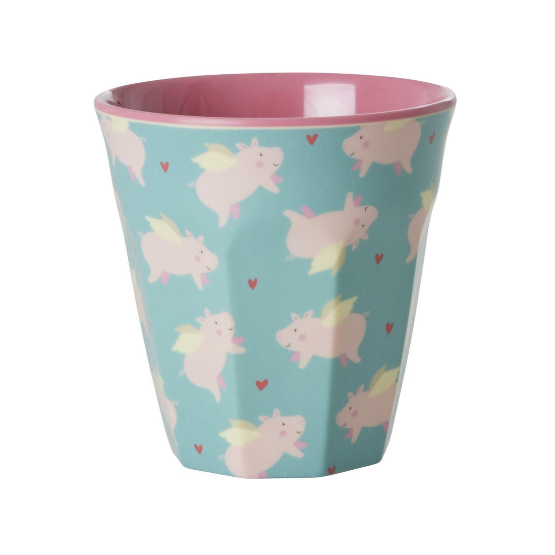 Rice DK Melamine Kids Cup with Flying Pig Print - Small - 160 ml ...