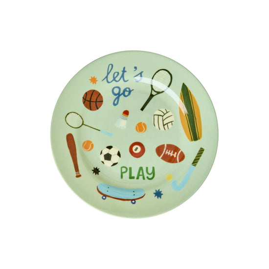 Rice DK Melamine Round Side Plates with Sports Print – Petit Bazaar