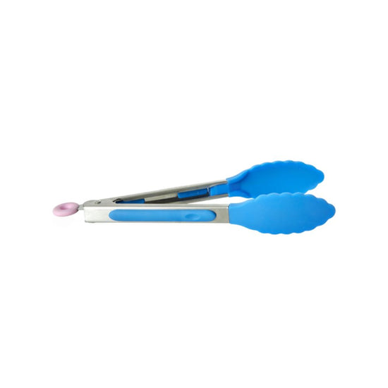 Rice DK Silicone Kitchen Tongs - Blue - Small – Petit Bazaar