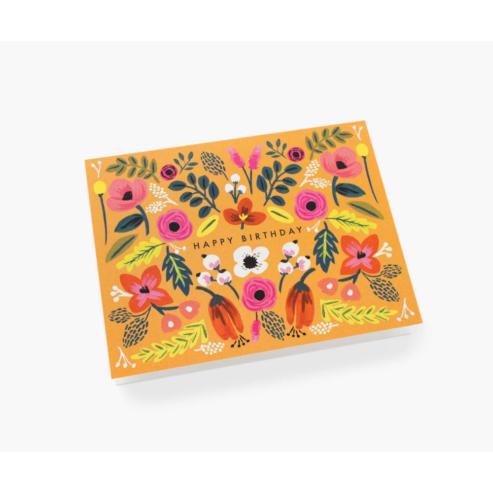 Rifle Paper Co Folk Birthday Card – Petit Bazaar