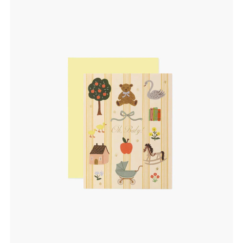 Rifle Paper Co Oh Baby! Card – Petit Bazaar