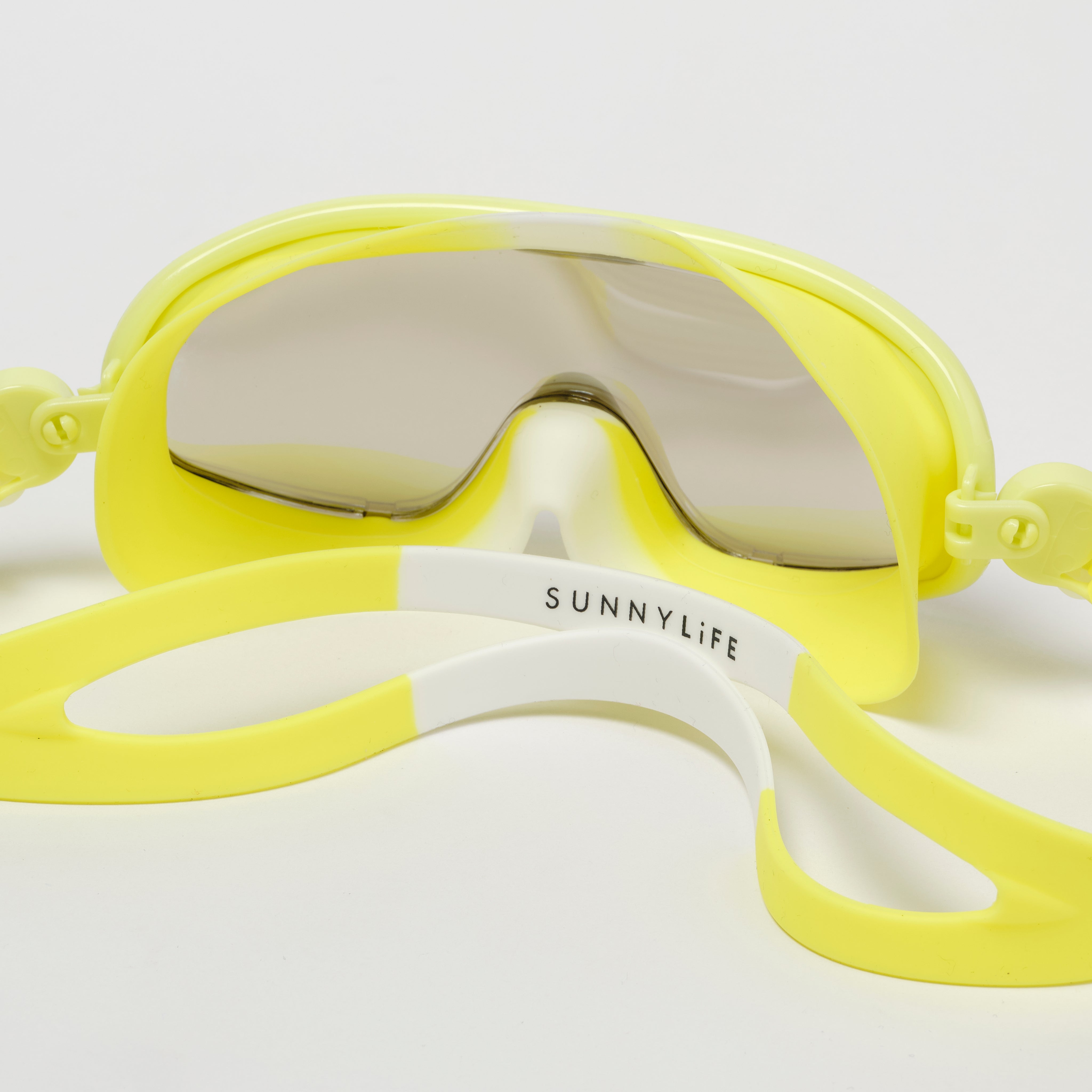 SUNNYLiFE Kids Swim Mask Salty The Shark Neon Yellow – Petit Bazaar