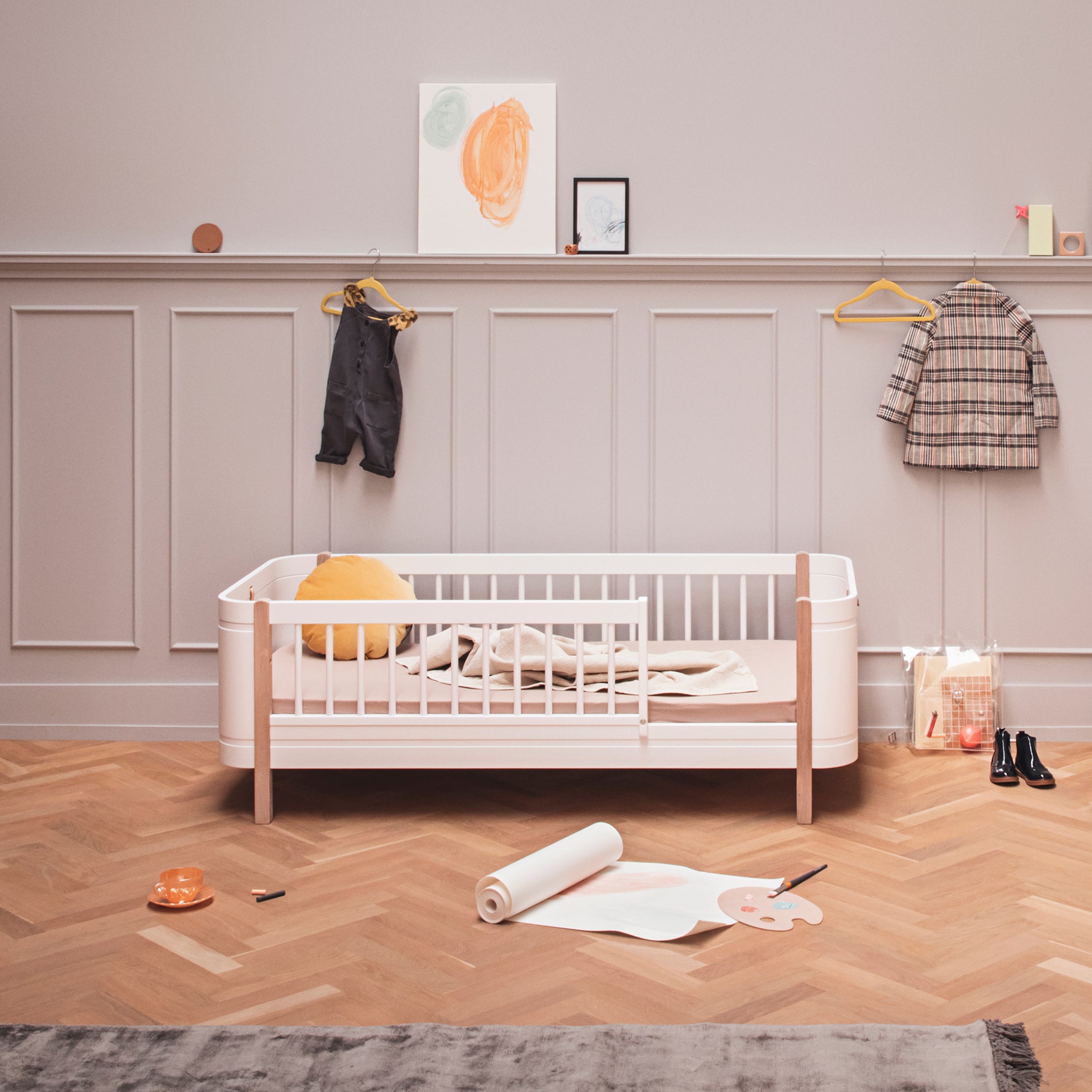 Oliver Furniture Wood Mini+ Junior Bed White/Oak – Petit Bazaar