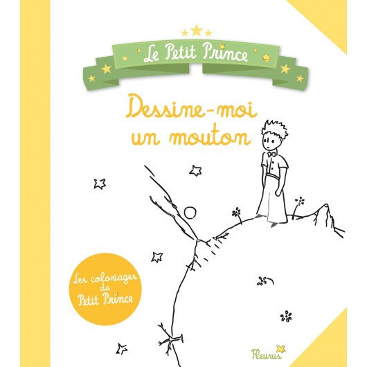 The Little Prince Draw me a Sheep Colouring Book – Petit Bazaar