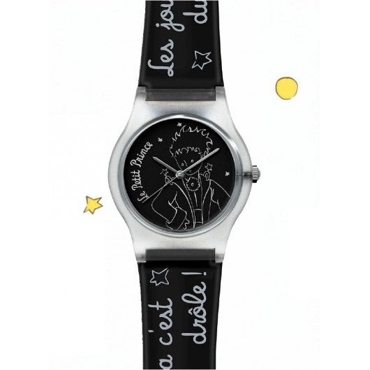 The Little Prince Watch - Black / Silver – Petit Bazaar