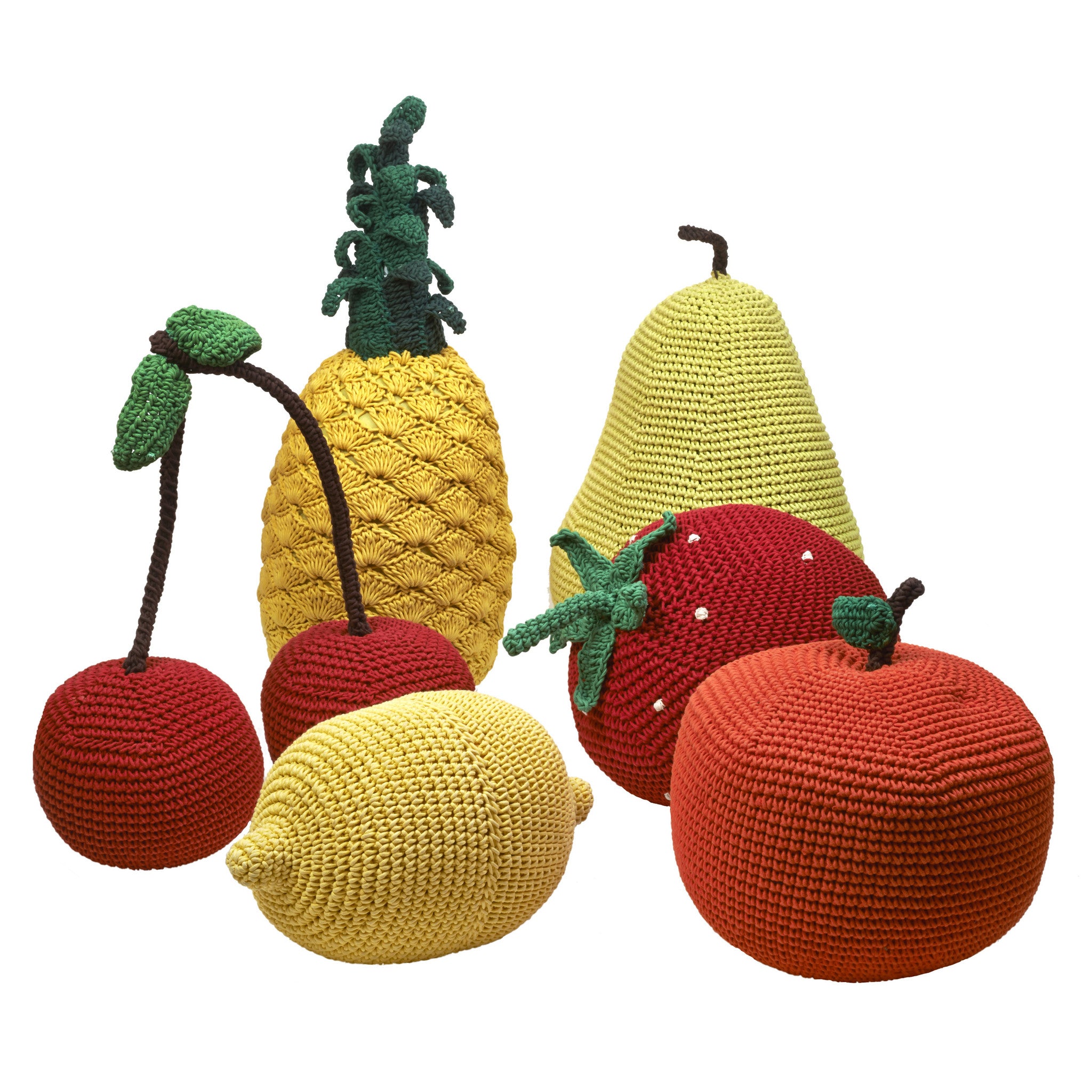Anne-Claire Petit Apple Rattle Crochet-Bell Mandarin – Petit Bazaar