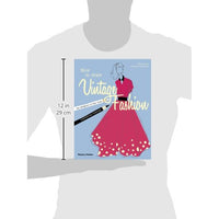 how to draw vintage fashion book