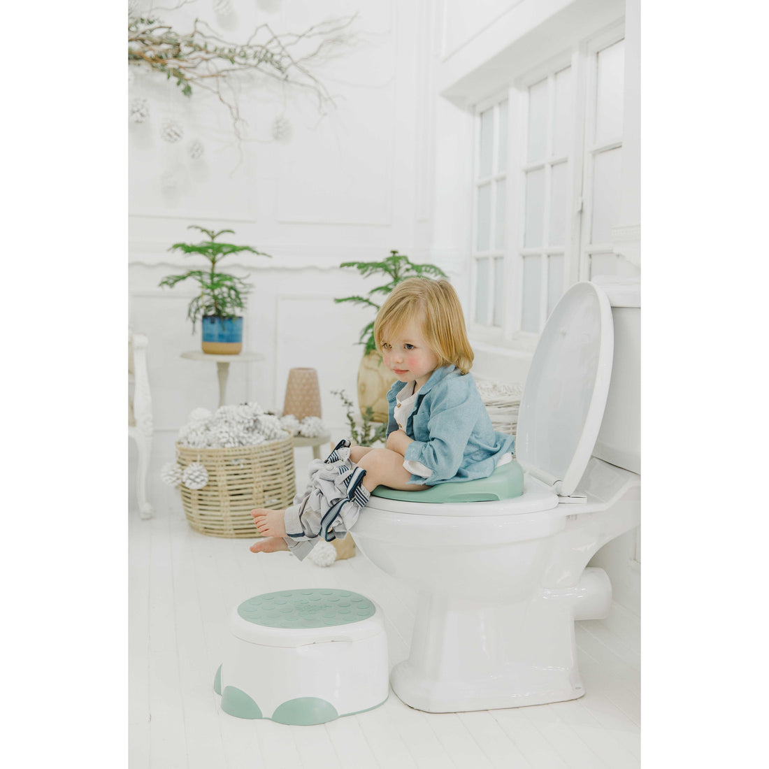 Bumbo Step 'n Potty - Hemlock – Petit Bazaar