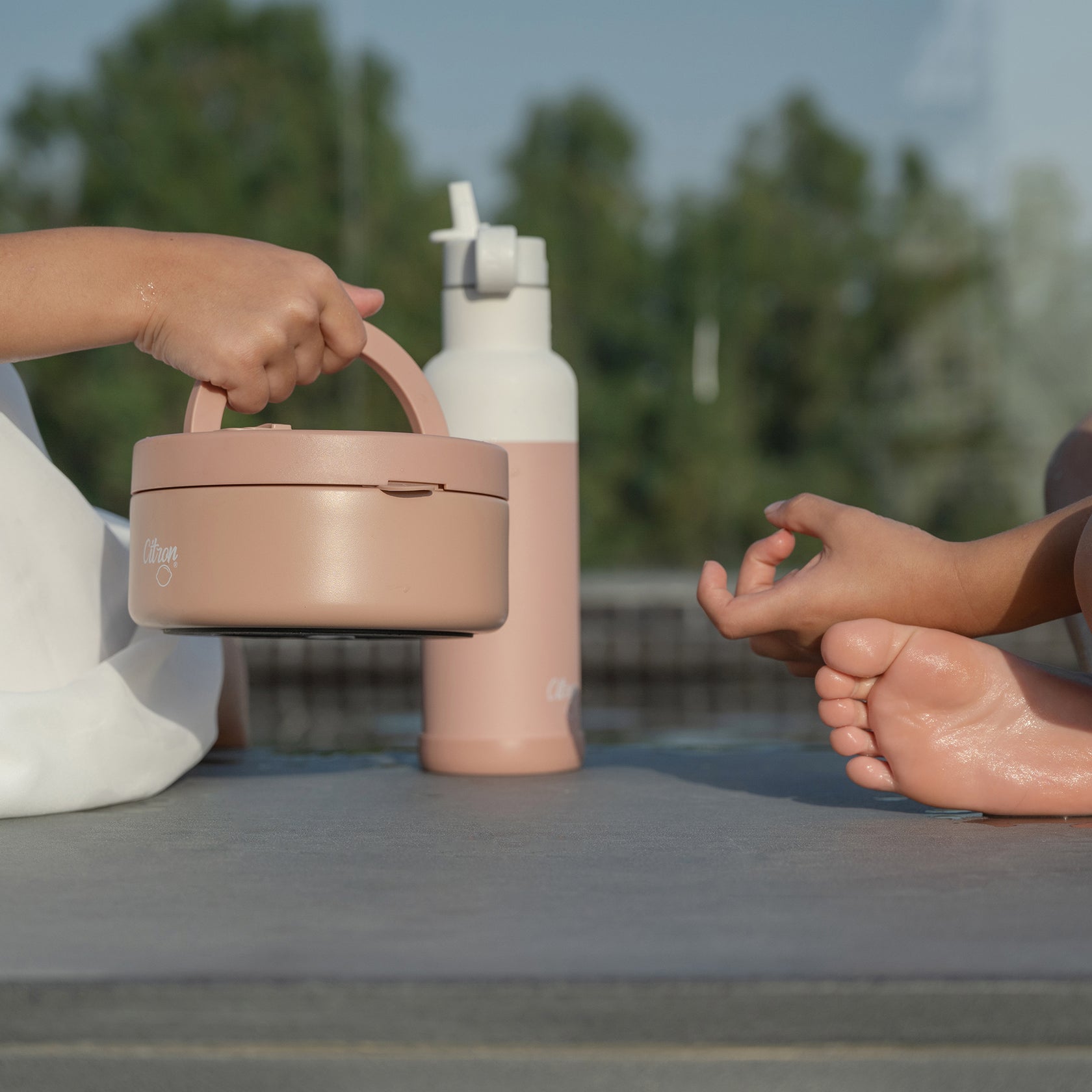 Citron Insulated Stainless Steel Food Jar 400ml - Blush Pink – Petit Bazaar