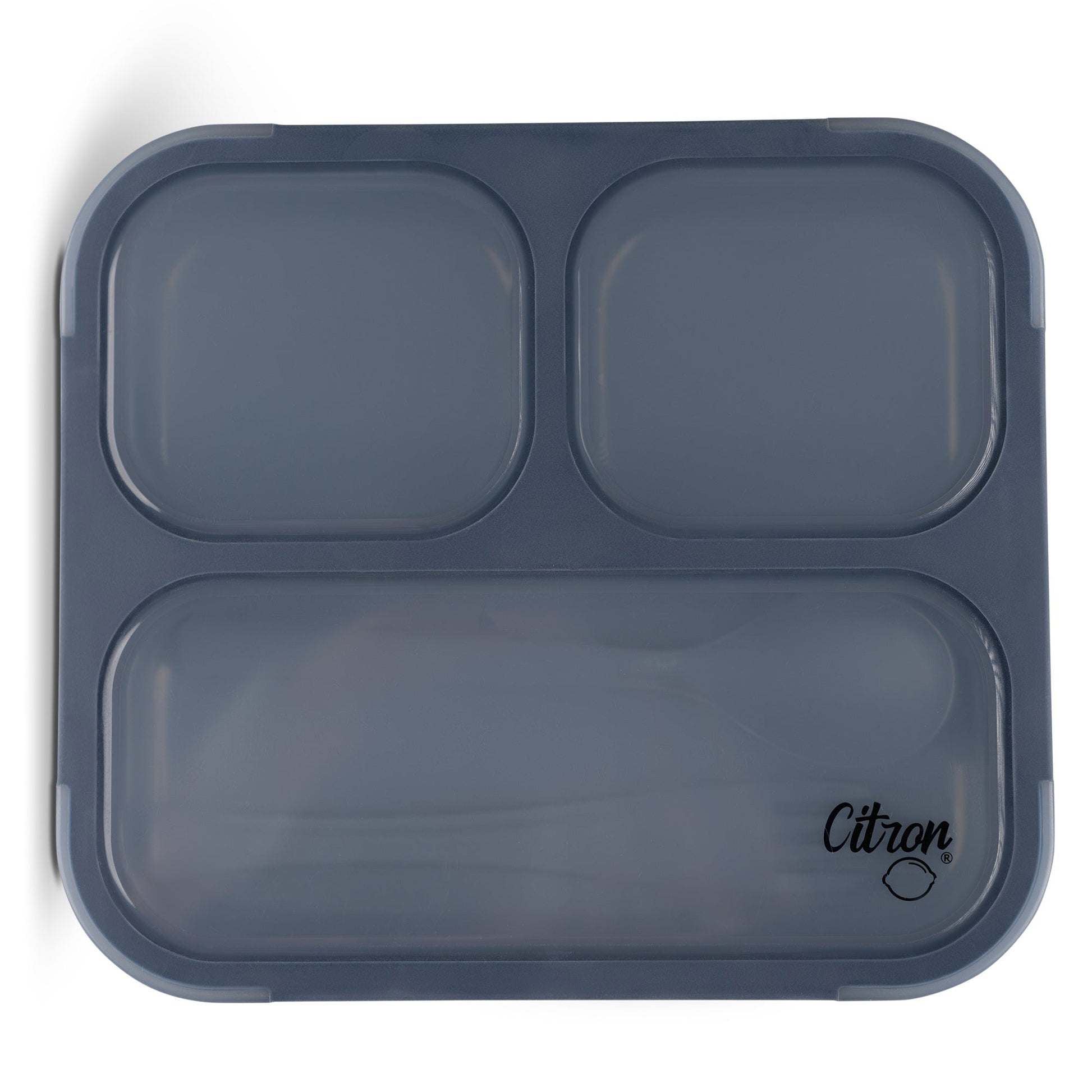 Citron Lunchbox with Fork and Spoon - Dark Blue – Petit Bazaar