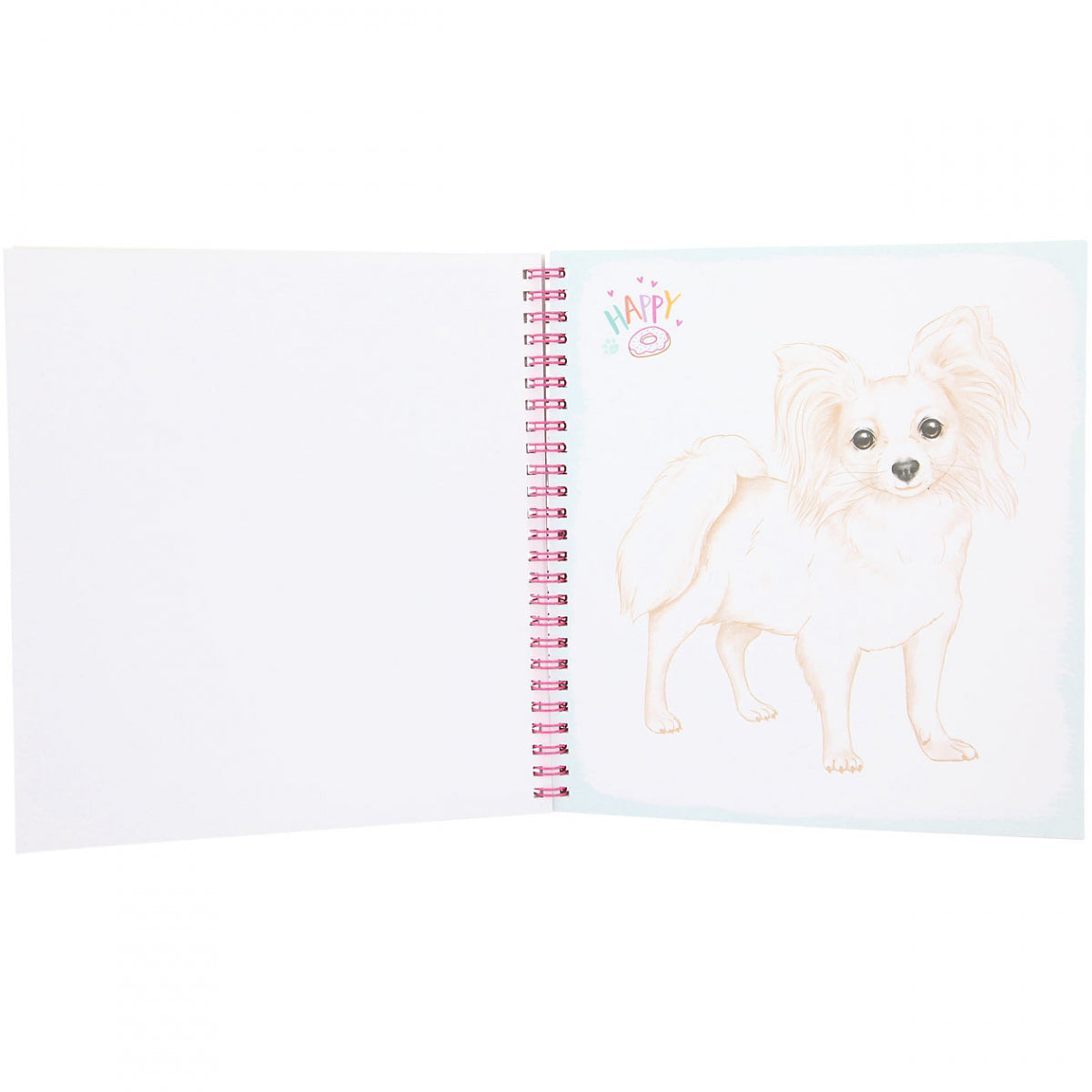 Depesche Create Your Topmodel Doggy Colouring Book – Petit Bazaar