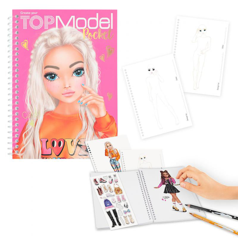 Depesche Topmodel Pocket Colouring Book – Petit Bazaar
