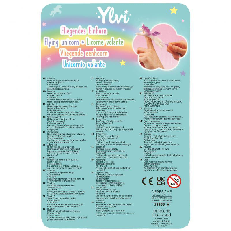 Depesche Ylvi Flying Unicorn (1pc) – Petit Bazaar