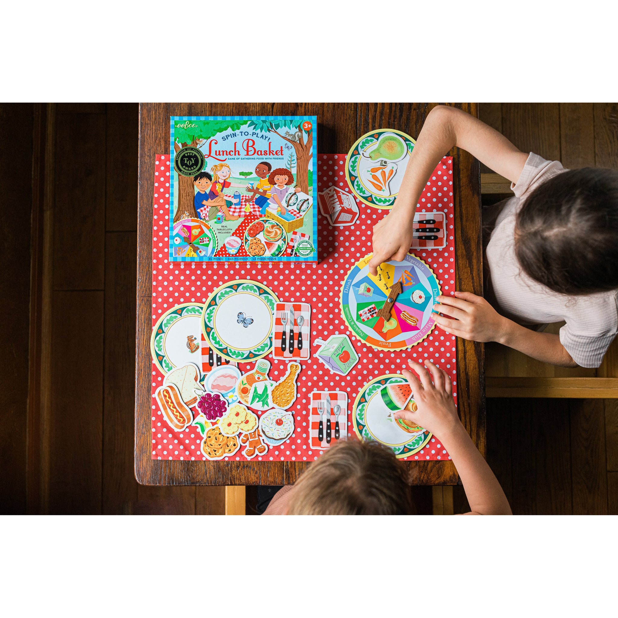 eeBoo Lunch Basket Spinner Game – Petit Bazaar