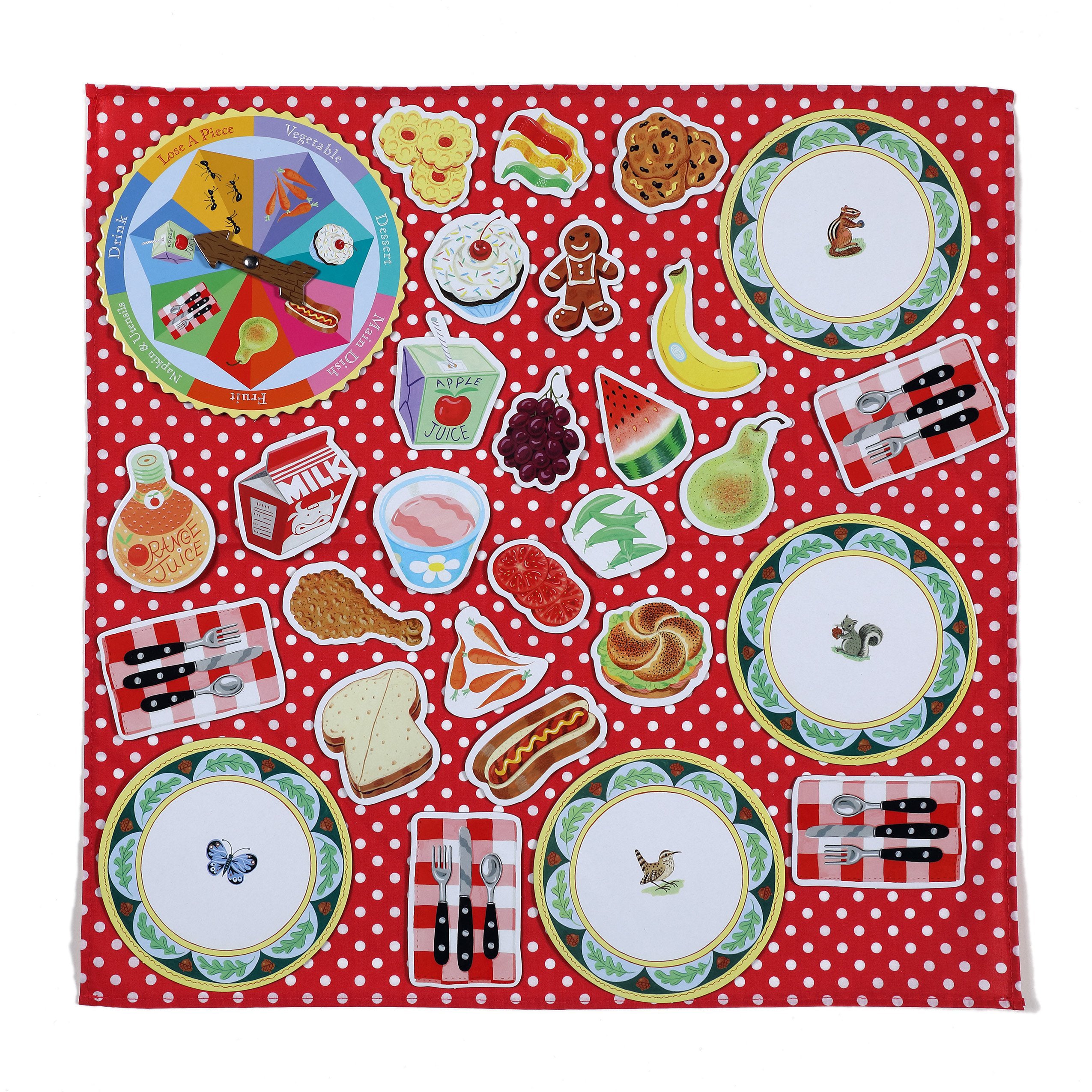 eeBoo Lunch Basket Spinner Game – Petit Bazaar