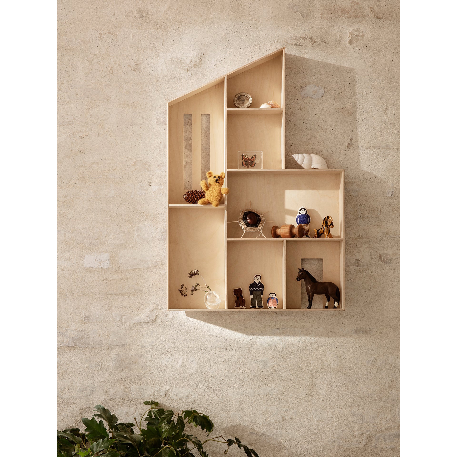ferm LIVING Miniature Funkis House - Shelf - Natural – Petit Bazaar