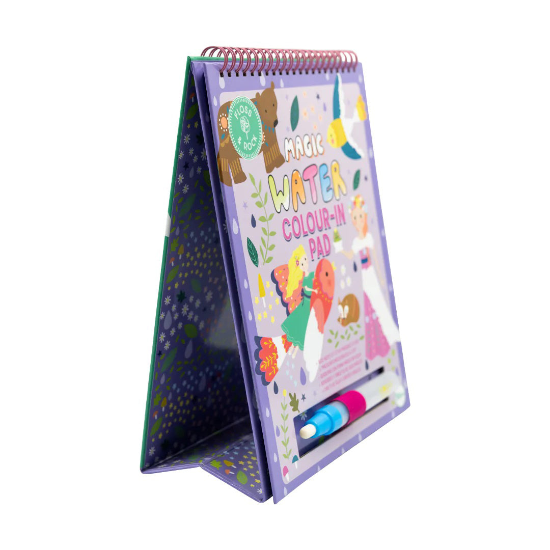 Floss & Rock Magic Colour Changing Watercard Easel and Pen - Fairy Tal ...