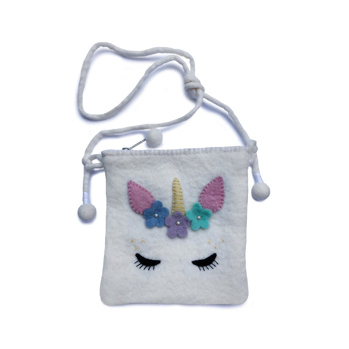 Gamcha Bag - Unicorn - White - 65x20cm – Petit Bazaar