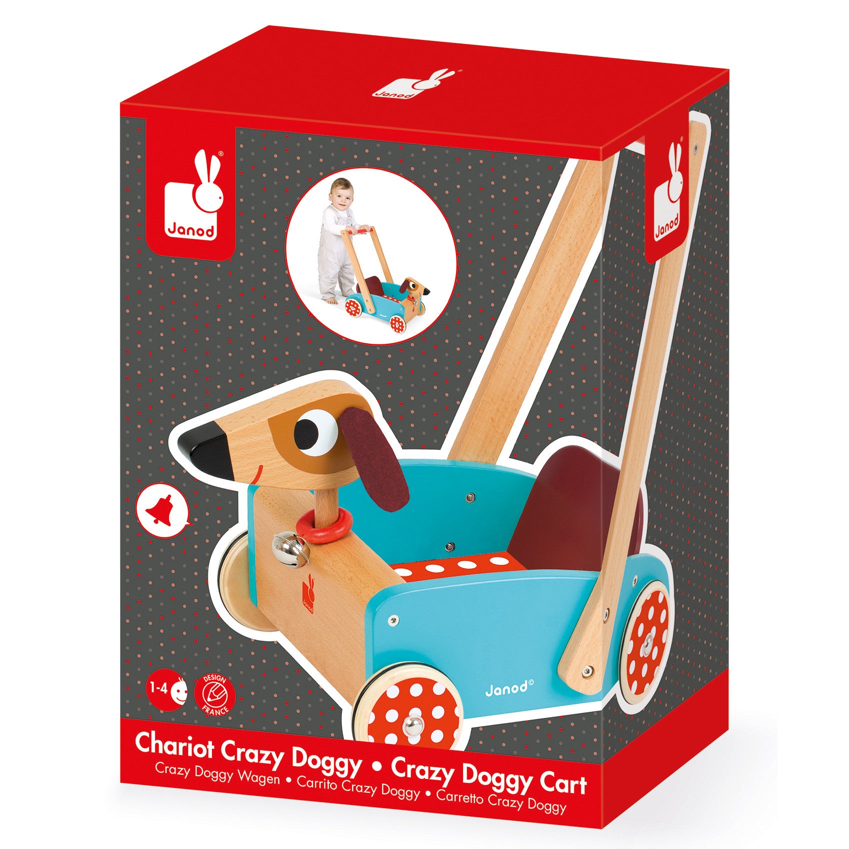 Janod Crazy Doggy Cart – Petit Bazaar