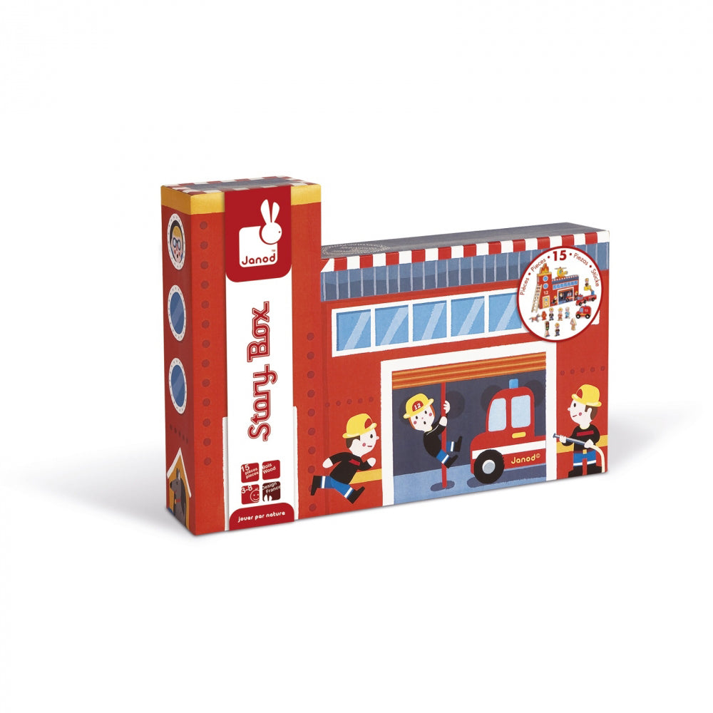 Janod Story Box Firefighters – Petit Bazaar