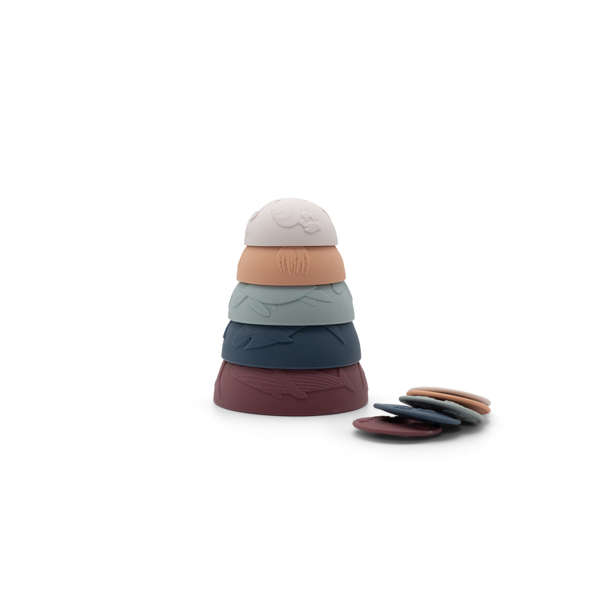 Jellystone Designs Ocean Stacking Cups Earth – Petit Bazaar