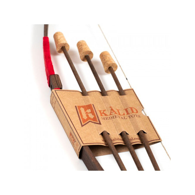 Kalid Medieval Bow Rustik + 3 Arrows (1pc) – Petit Bazaar