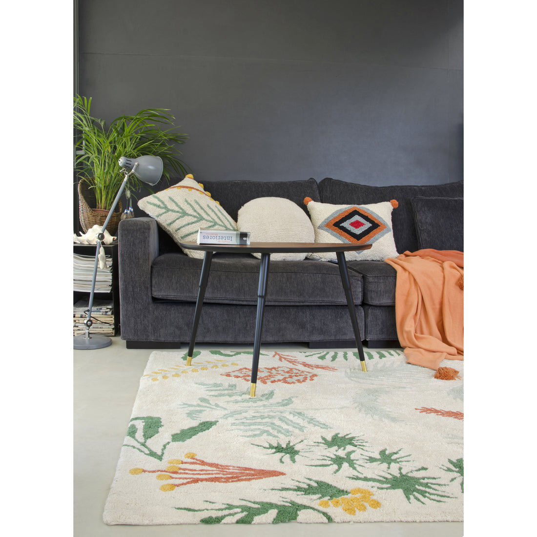 Lorena Canals Botanic Plants Washable Cotton Rug (Pre-Order; Est. Deli ...