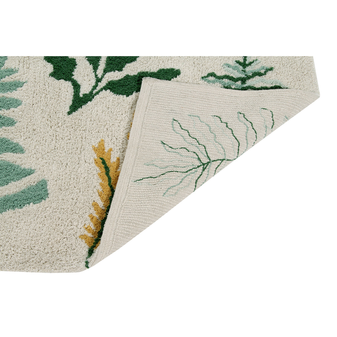 Lorena Canals Botanic Plants Washable Cotton Rug (Pre-Order; Est. Deli ...
