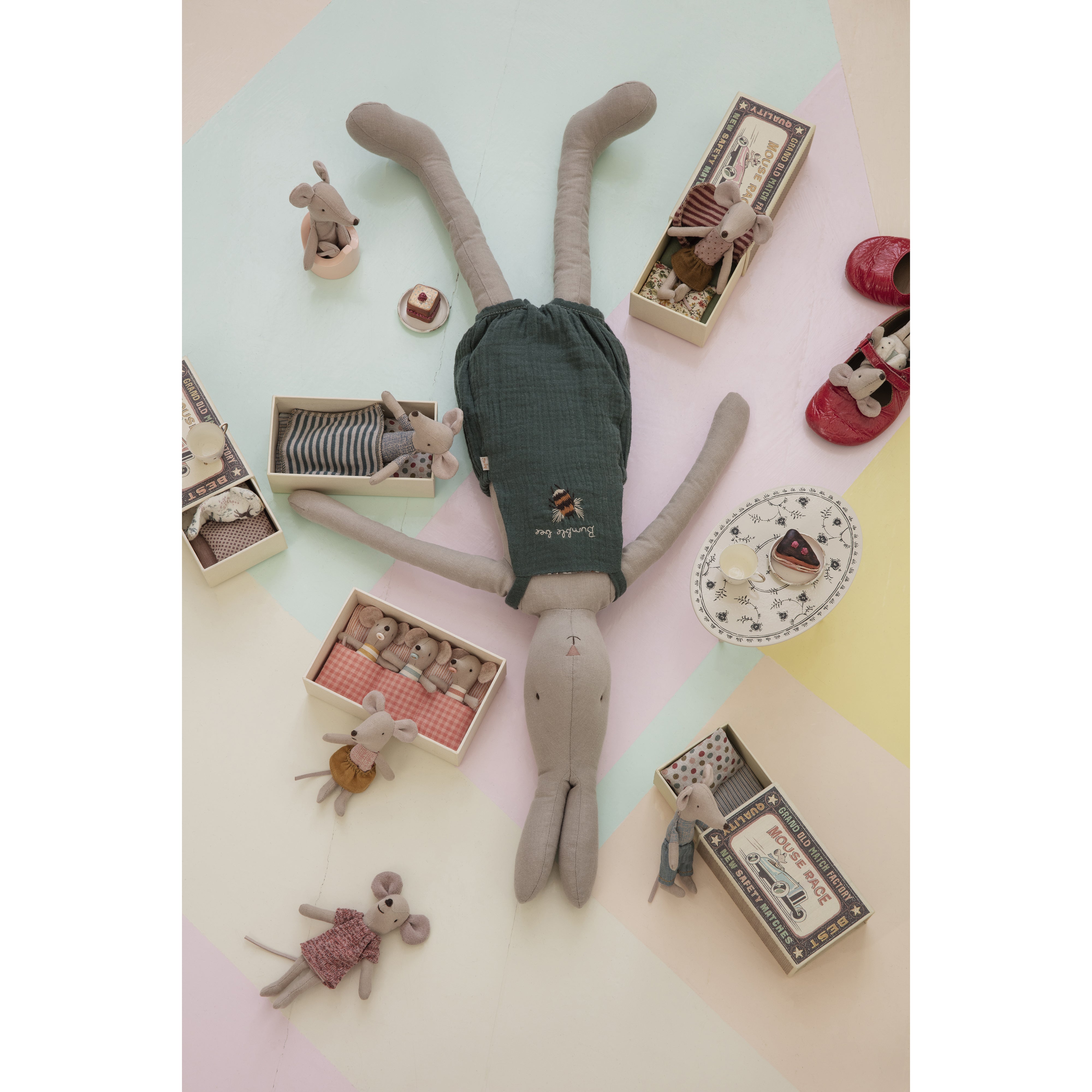 Maileg Baby Mice Triplets in Matchbox – Petit Bazaar