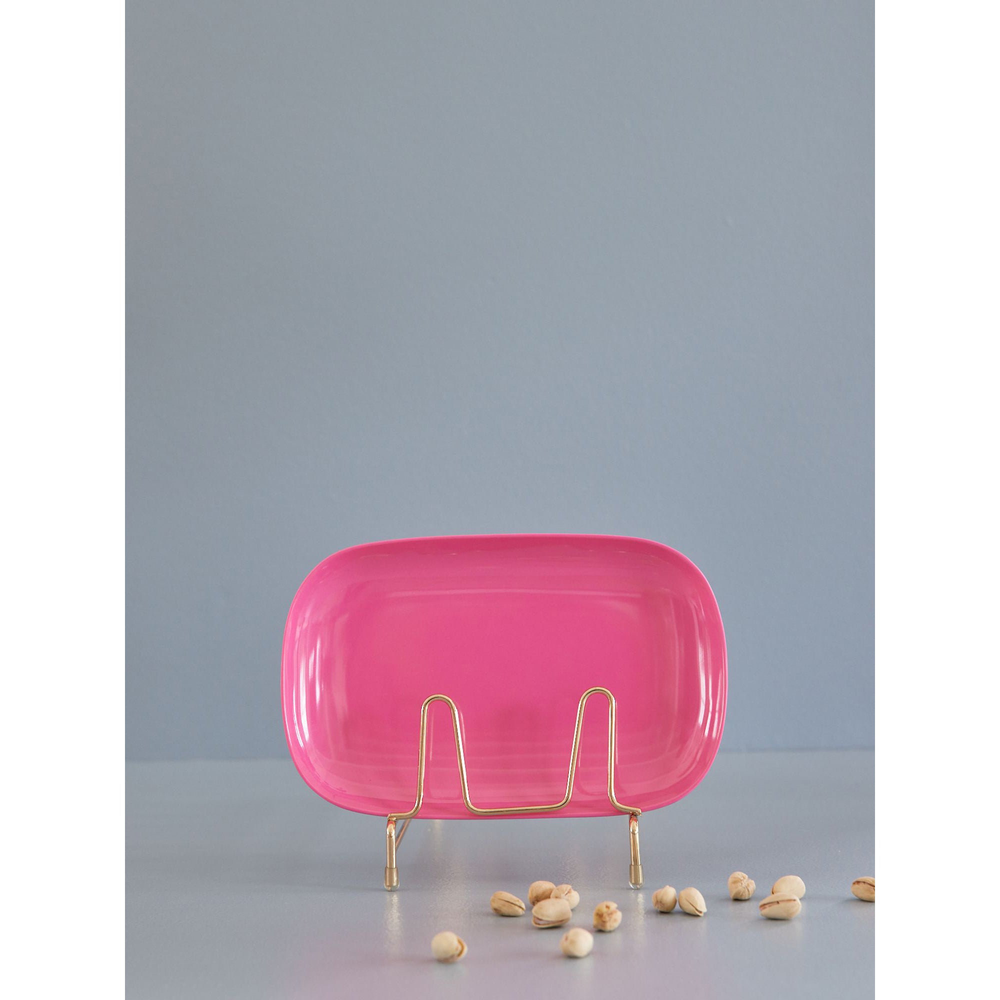 Rice DK Rectangular Melamine Plate - Medium - Fuchsia – Petit Bazaar