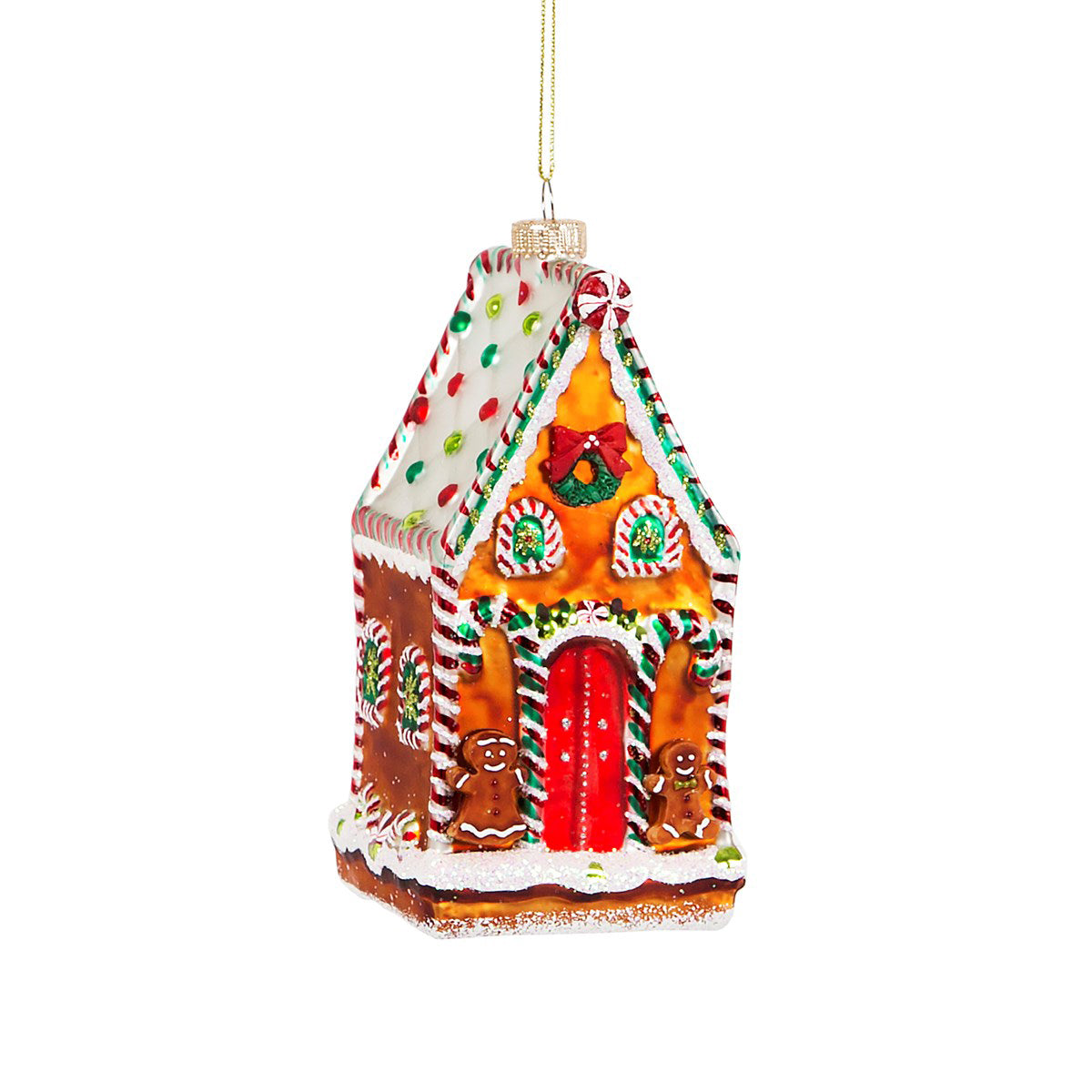 RJB Stone Gingerbread House Shaped Bauble – Petit Bazaar